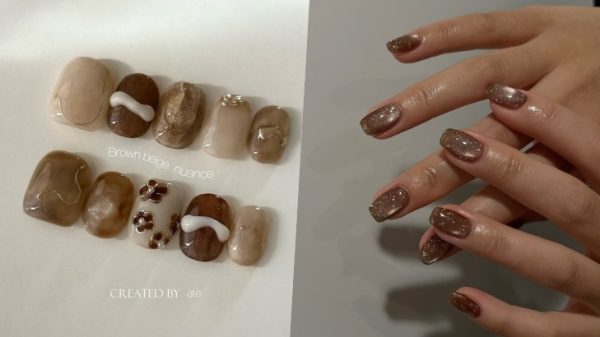 4 Inspirasi Nail Art Warna Mocha Mousse yang Jadi Tren 2025! Cewek ...